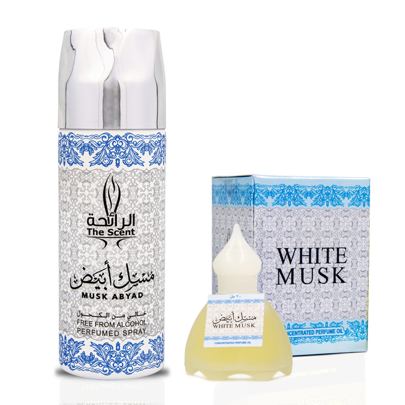 Musk Abyad Perfumed Body Spray + Roll On - AFS General Trading LLC